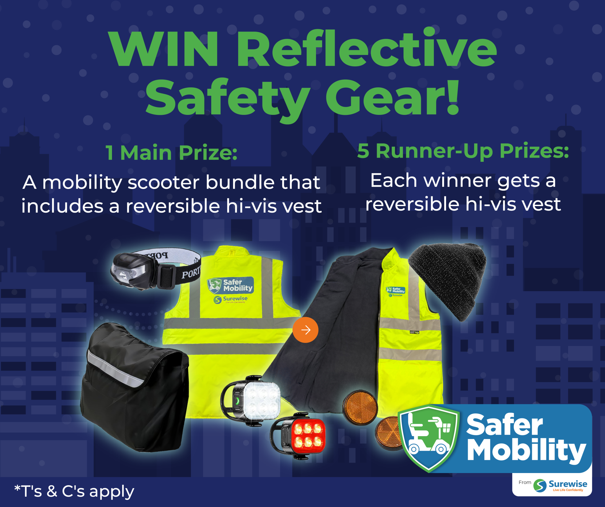 Stay Visible This Winter: Enter Our Reflective Safety Gear Giveaway!